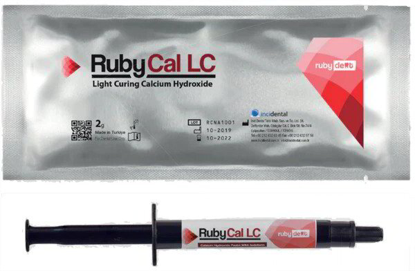 RubyCal gaismā cietējošs kalcija hidroksīds