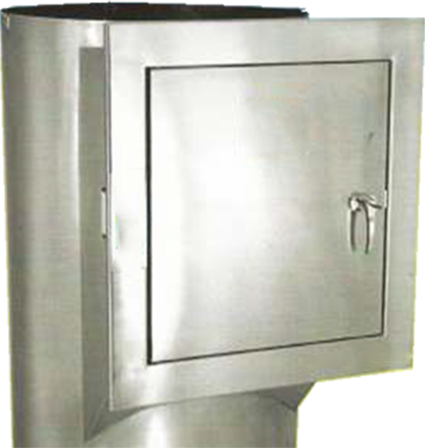 Linen Chute Intake Hopper Doors - Segregated Garbage Intake Hopper