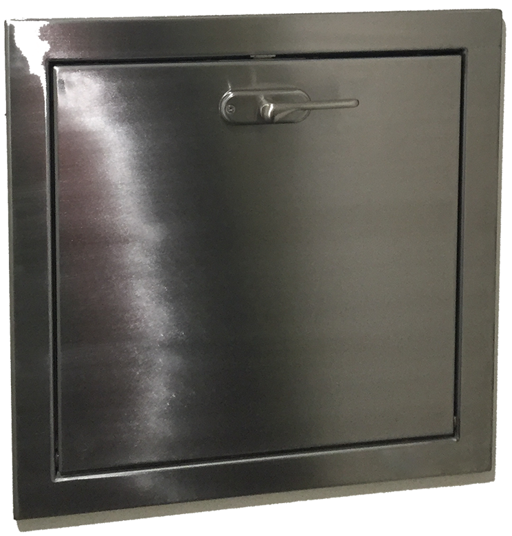 Linen Chute Intake Hopper Doors - Segregated Garbage Intake Hopper