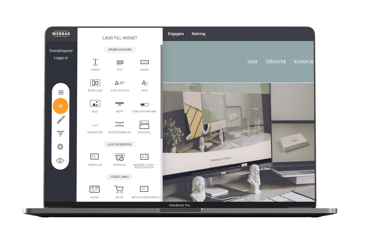 Skapa en konverterande hemsida eller e-handel med Webbas