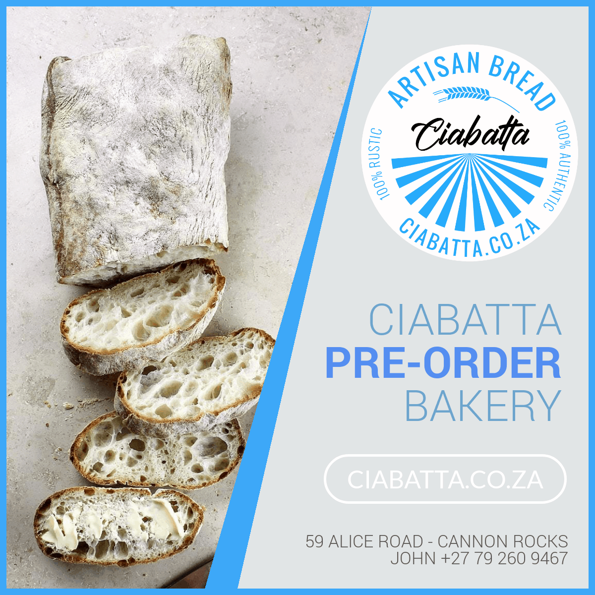 Ciabatta - Authentic Artisan Bread