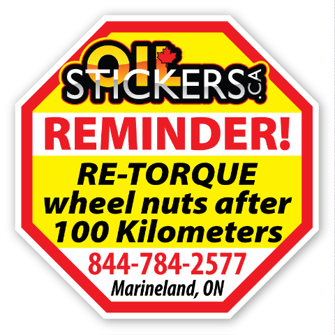 250 Customized Oil Change Reminder Service Stickers Window Clings