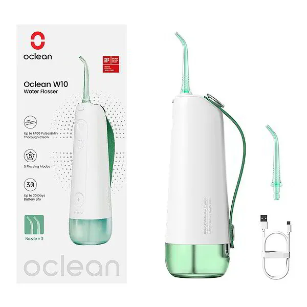 Oclean W10 starpzobu ūdens irigators, Zaļš