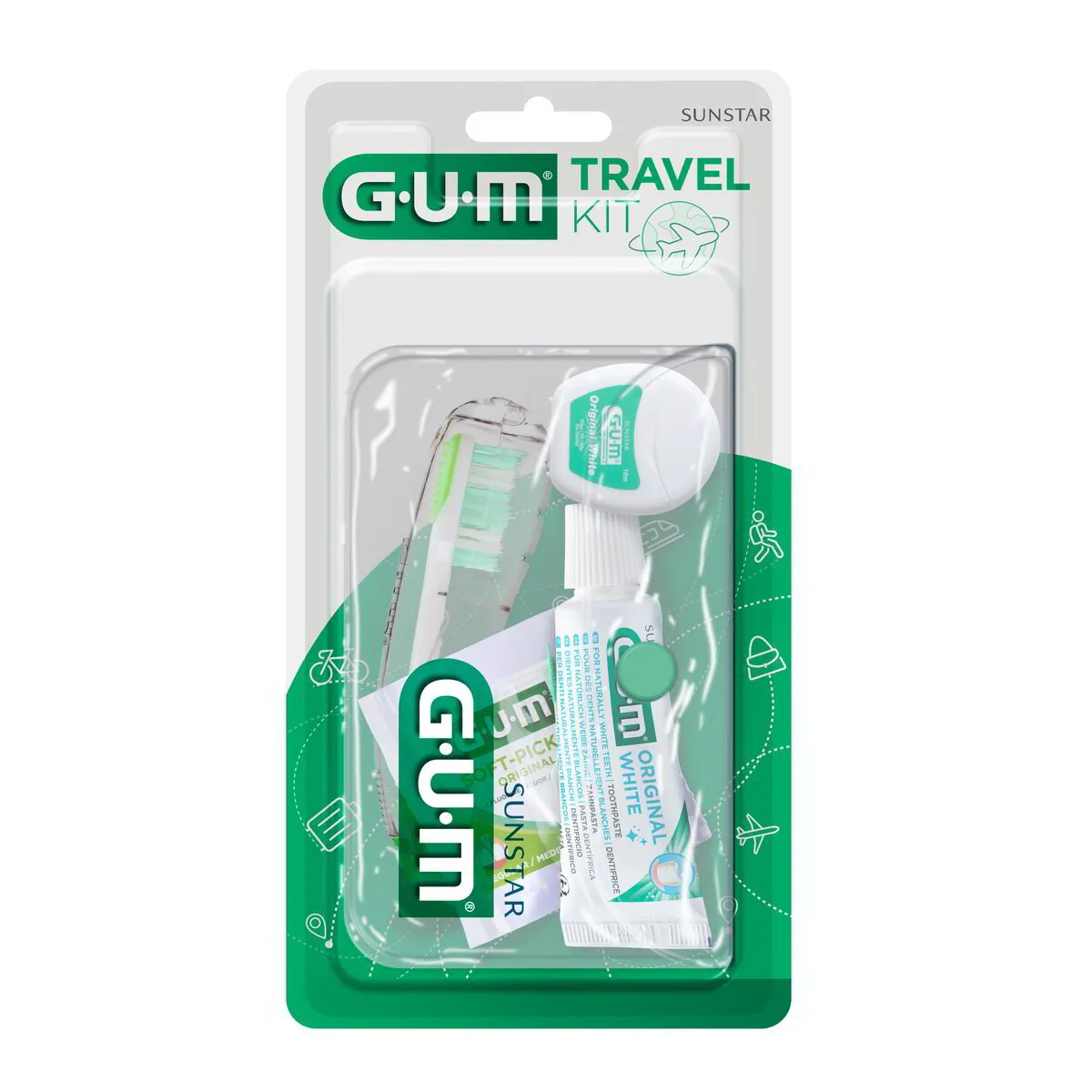 GUM Travel Kit kelioninis rinkinys